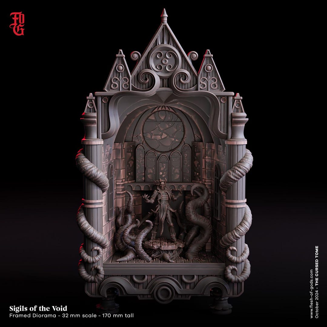 Sigils of the Void Diorama • the Cursed Tome • by Flesh of Gods ...