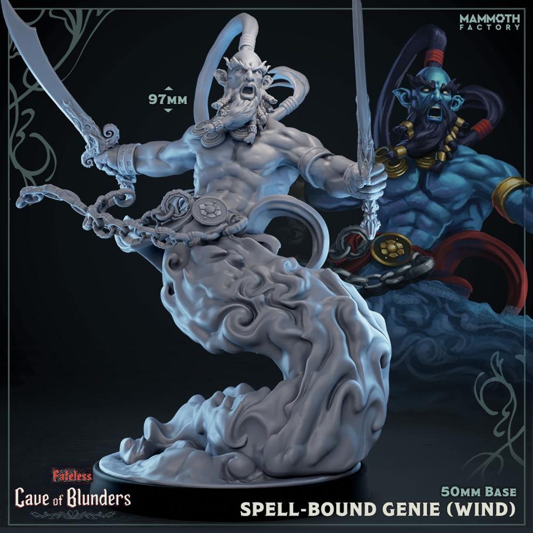 Spell-bound Wind Genie Cave of Bunders by Mammoth Factory Dungeons and ...