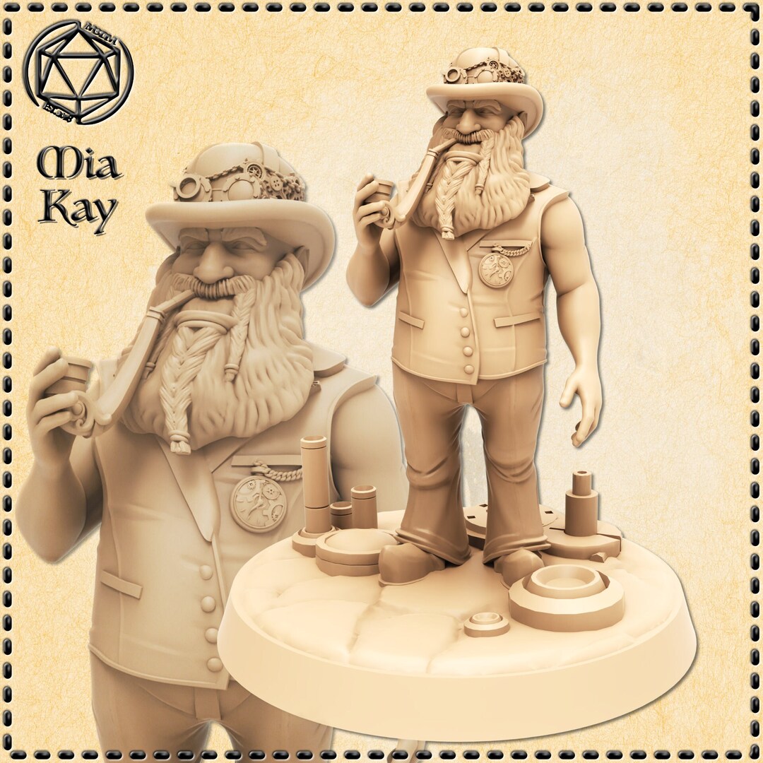 Dwarf Noble • Steampunk Collection • by M3DM | Dungeons and Dragons | D ...