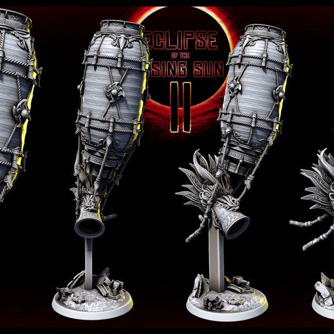 Heavenly War Balloon 4 Pose 2 • Eclipse of the Rising Sun • by Mini Monster Mayhem | Dungeons ...