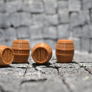 Wooden Barrels 4x Set for Dungeons and Dragons | D&D | Pathfinder | RPG ...