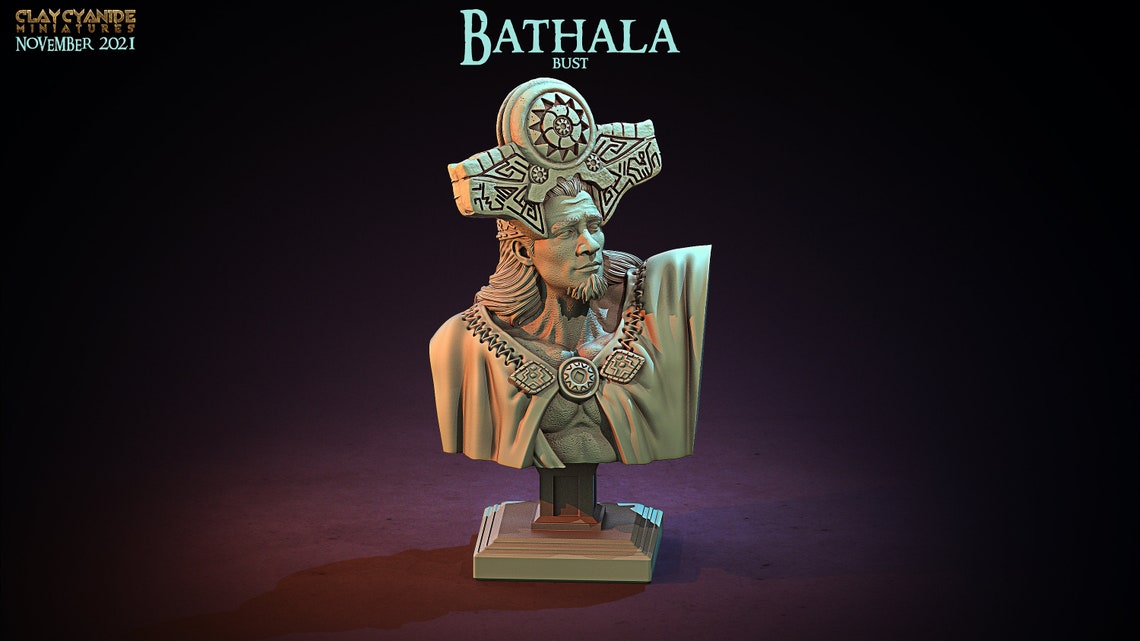 Bathala Bust Philippine Mythology by Clay Cyanide - Etsy