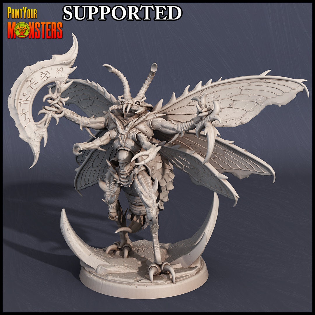 Warrior Bee 2 the Infernal Hive by Print Your Monsters Dungeons and Dragons D&D Dnd Tabletop ...
