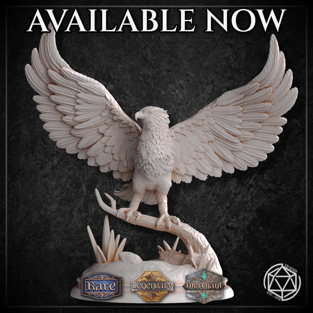 Eagle for Dungeons and Dragons | Pathfinder | Dnd | Wargames | Resin ...