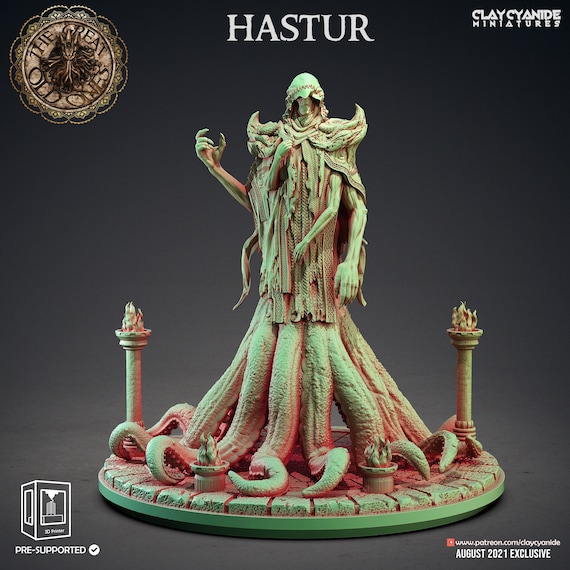 Hastur the Great Old Ones by Clay Cyanide Dungeons and - Etsy