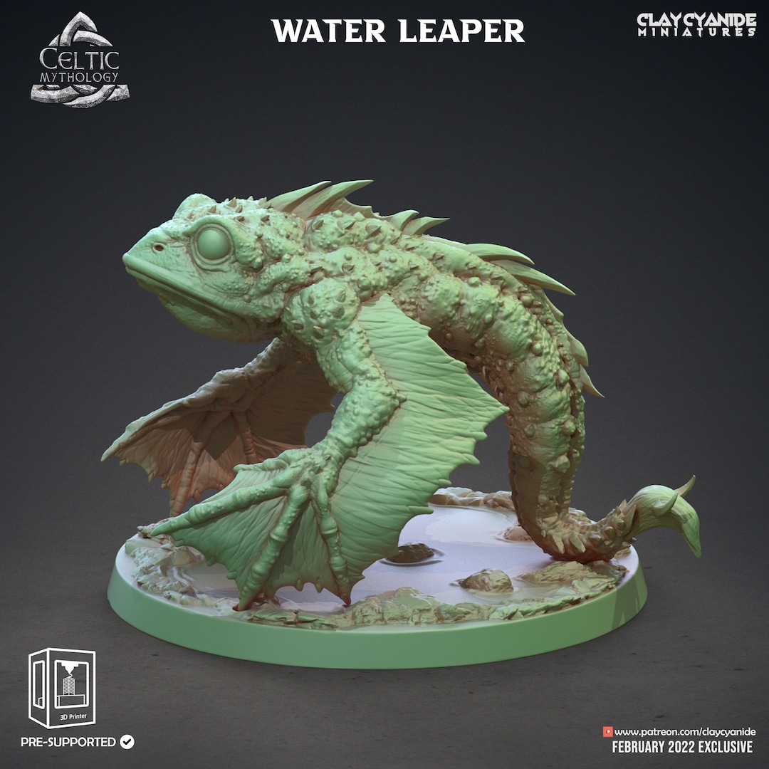 Water Leaper • Celtic Mythology • by Clay Cyanide | Dungeons and ...