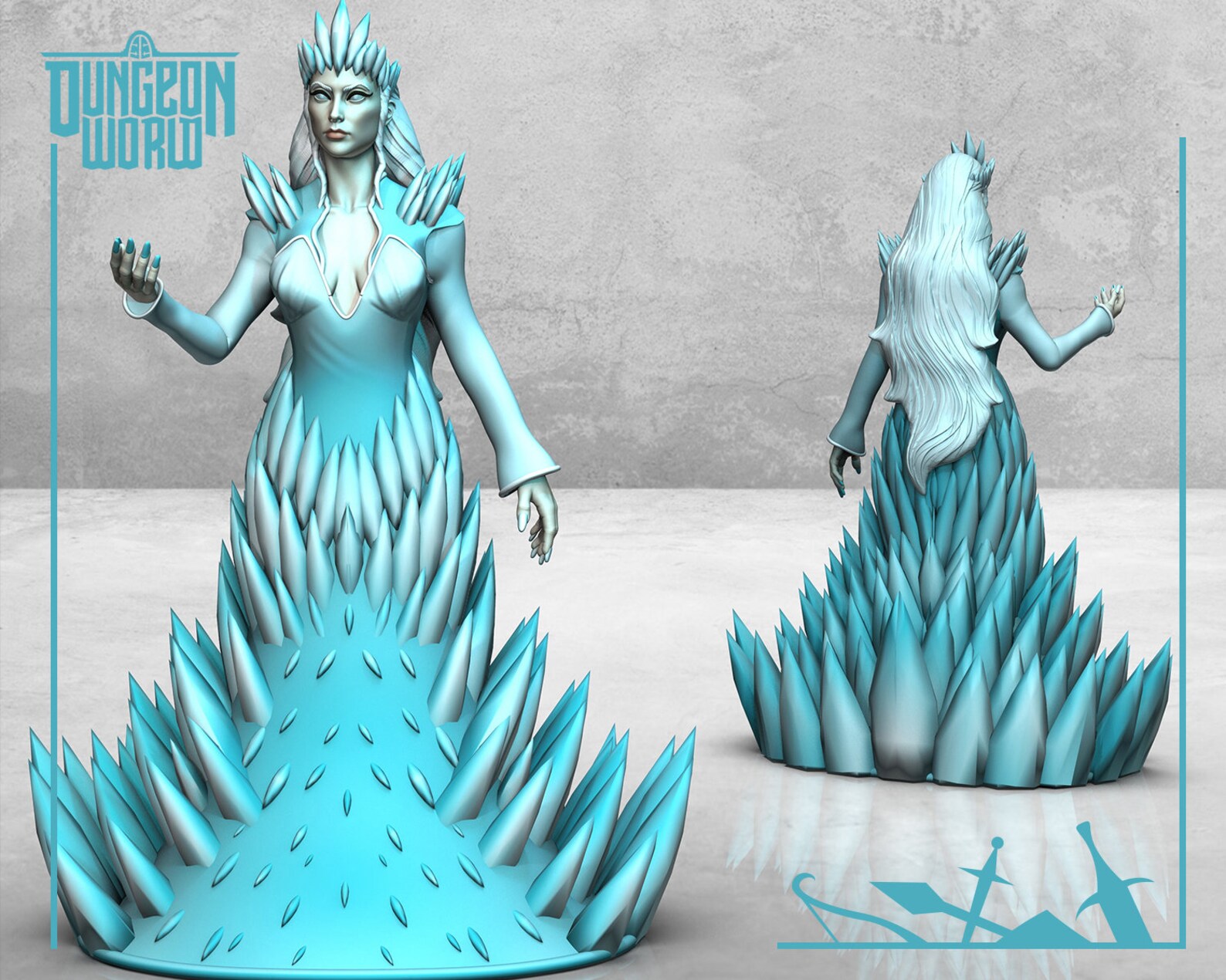 Ice Queen for Dungeons and Dragons Pathfinder DnD | Etsy