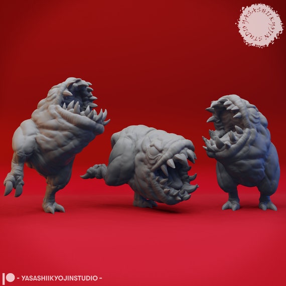 The Wretched 3 Poses by Yasashii Kyojin Studio for Dungeons - Etsy