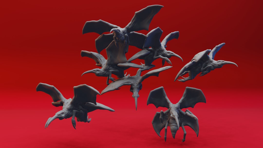 Stirges (4 Poses) for Dungeons and Dragons | Tabletop | Wargames ...