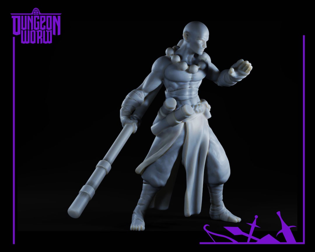 40mm Goliath Monk for Dungeons and Dragons | D&D | Pathfinder | RPG ...