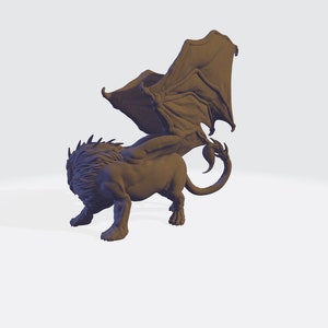 Manticore by Yasashii Kyojin Studio for Dungeons and Dragons D&D Dnd ...