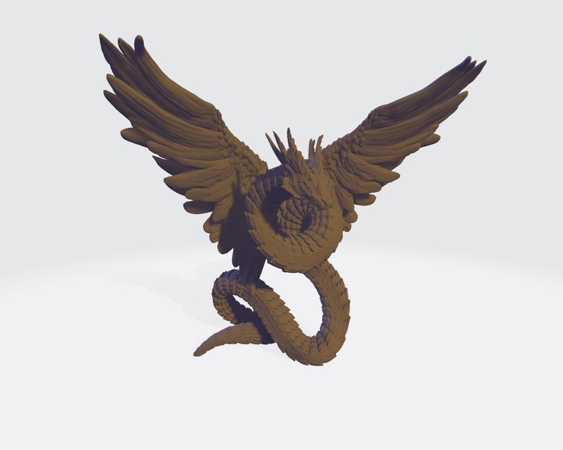 Couatl for Dungeons and Dragons D&D Pathfinder Dnd - Etsy