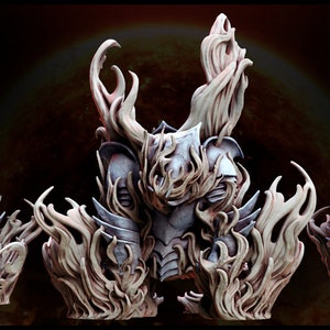 Fire Golems (3 Poses) • Inferno All Shall Burn • by Mini Monster Mayhem ...