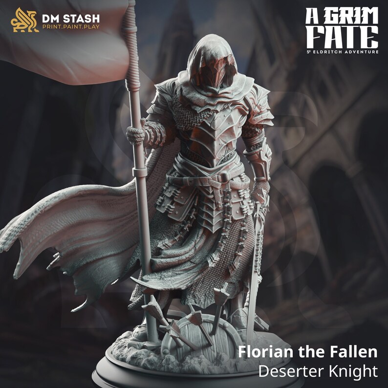 Florian the Fallen Deserter Knight A Grim Fate by DM Stash Dungeons and ...