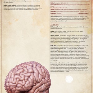 Intellect Devourer (3 Poses) by Yasashii Kyojin Studio for Dungeons and Dragons | D&D | Dnd ...