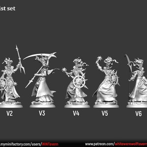 Firehead Cultists (6 Poses) • Order of the Grave Whisper • White ...