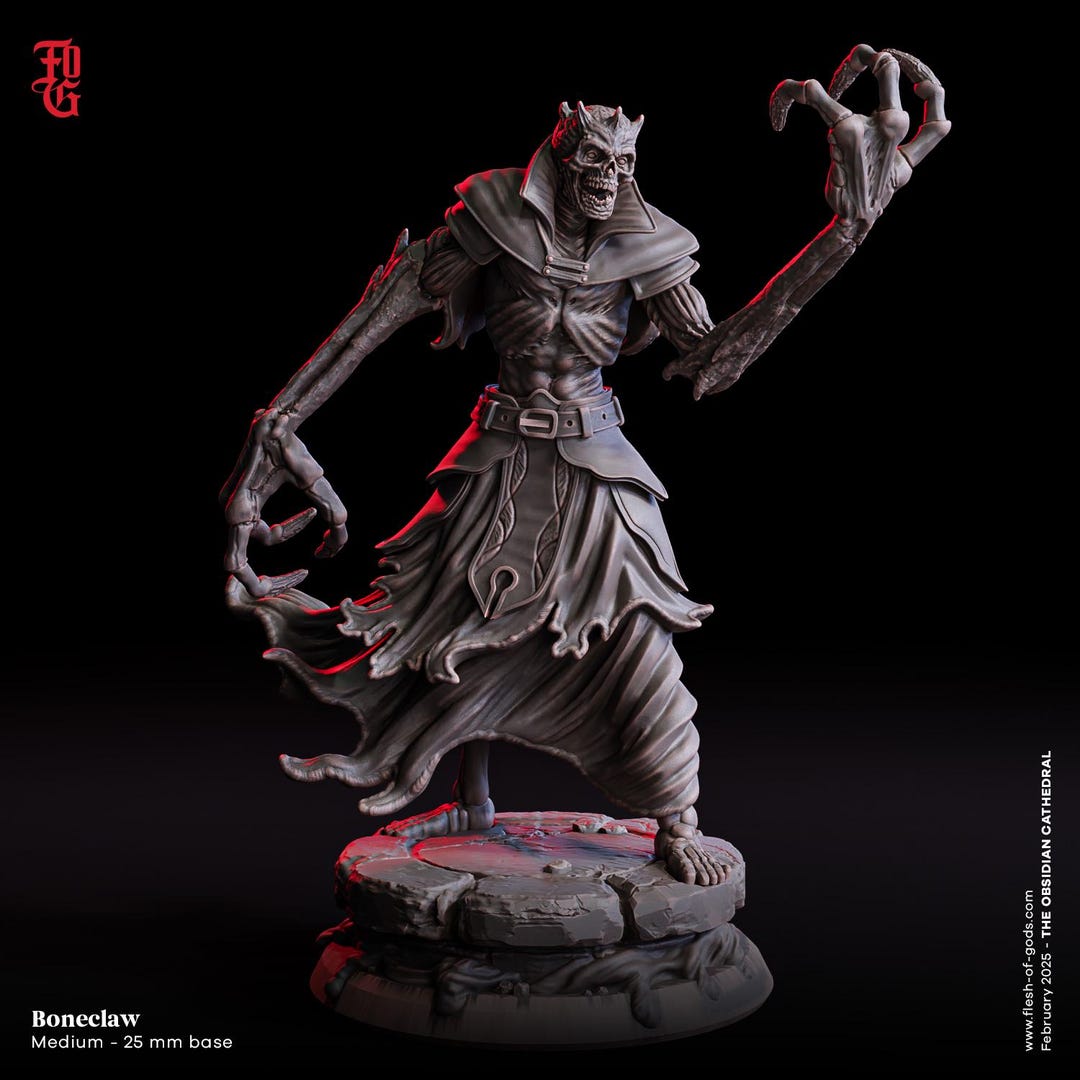 Boneclaw • Obsidian Cathedral • by Flesh of Gods | Dungeons and Dragons ...