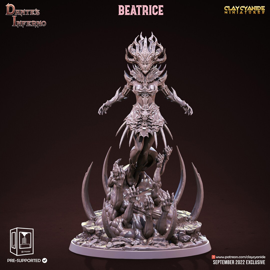 Beatrice • Dante's Inferno • by Clay Cyanide | Dungeons and Dragons | D ...