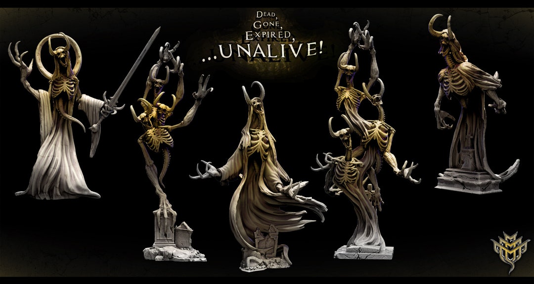 Death Envoys (5 Poses) • Dead Gone Expired Unalive • Mini Monster ...
