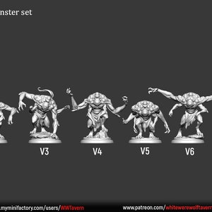 Many Eyed Monsters (6 Poses) • Many Eyed Madness • White Werewolf ...