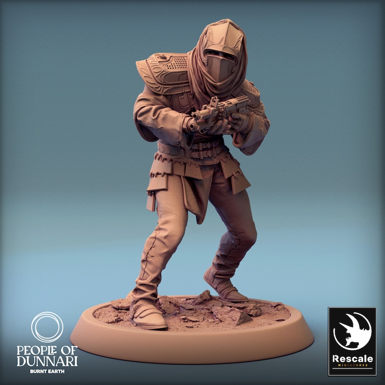 Razan Sandstorm (6 Poses) • People of Dunnari • Rescale Miniatures ...
