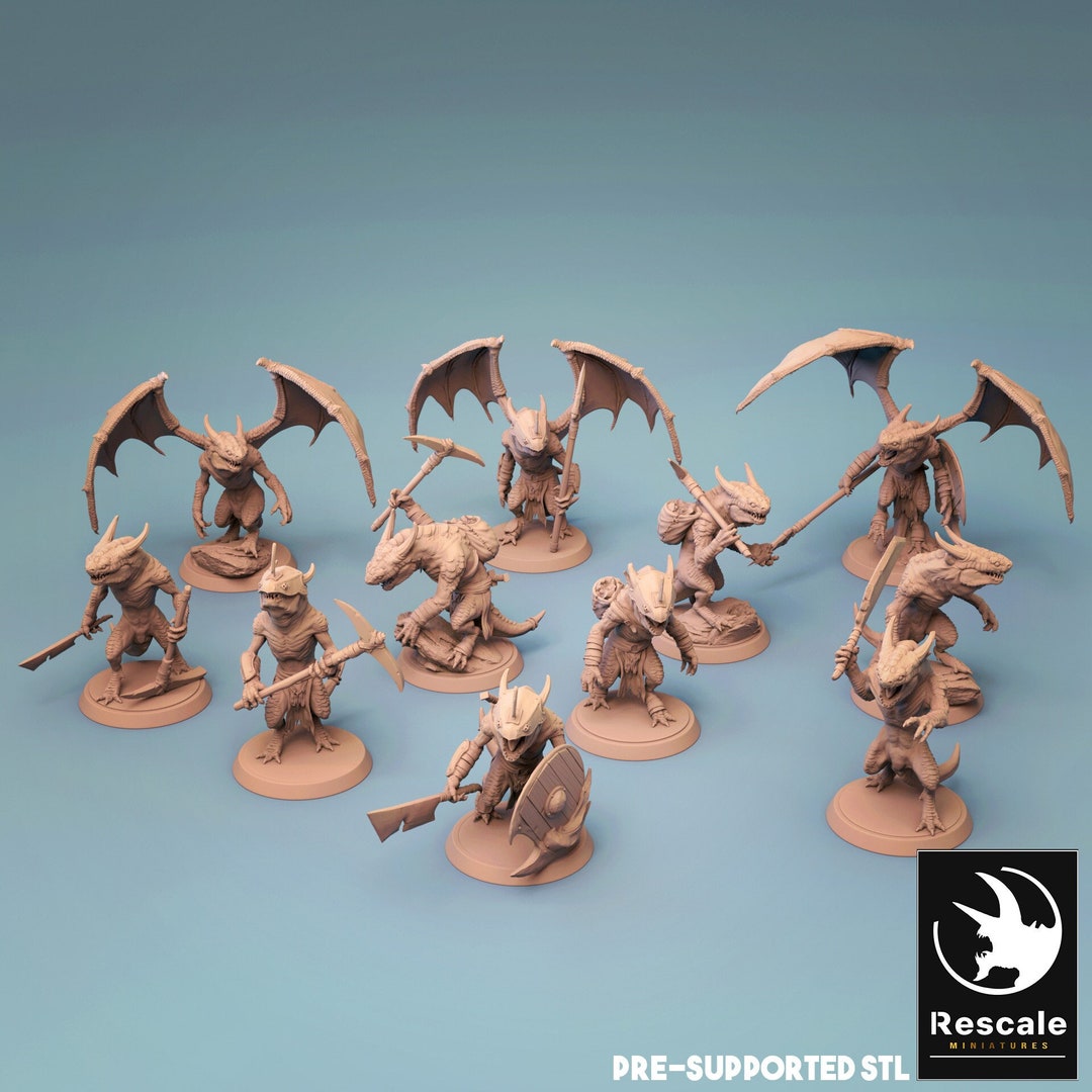 Kobold Army (9 Poses) • One Too Many Pickaxes Towards the Abyss• by ...