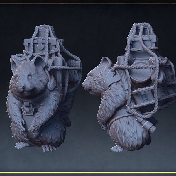 Giant Space Hamster Miniature - Etsy