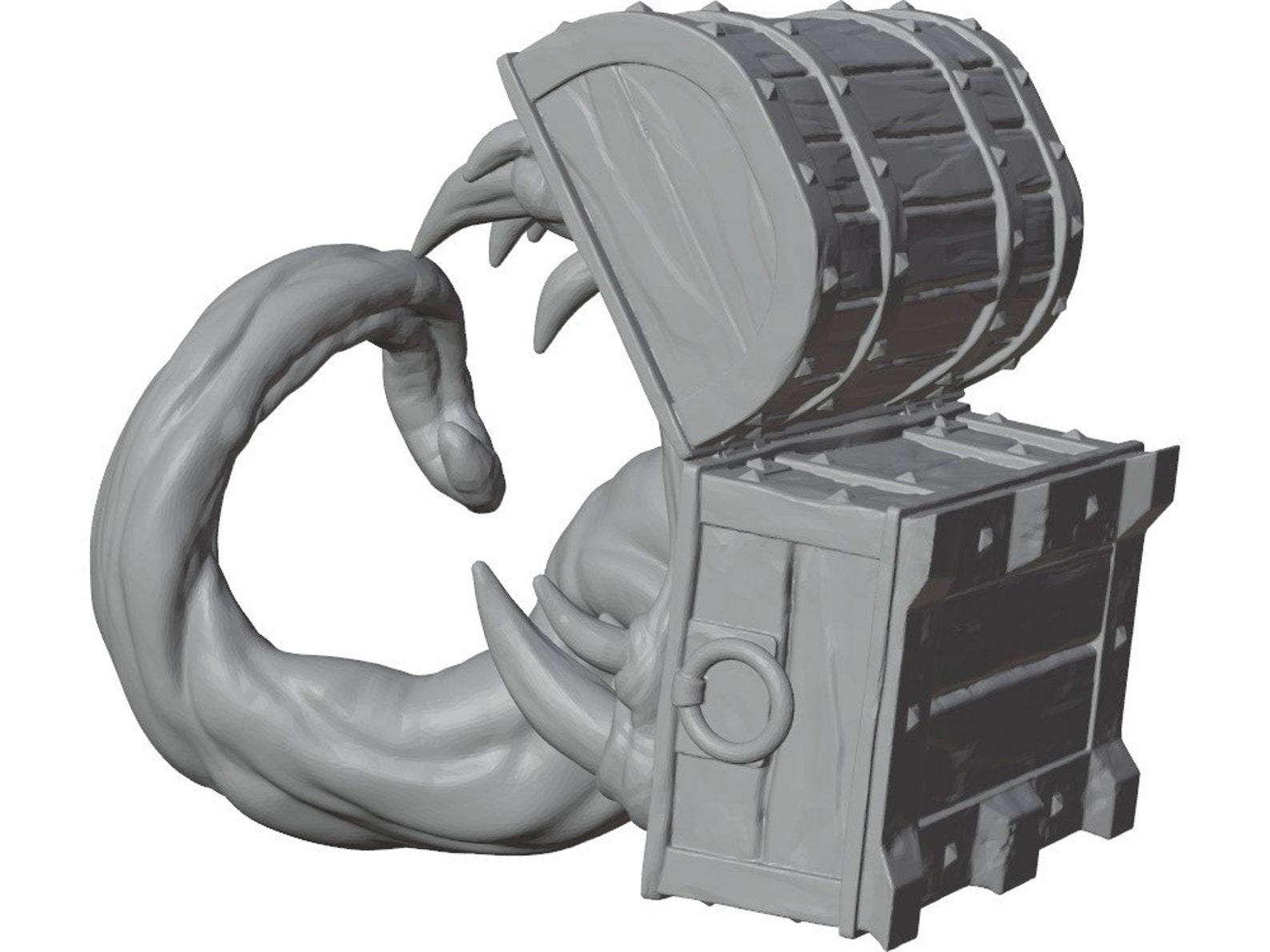 Chest Mimic by Yasashii Kyojin Studio for Dungeons and Dragons - Etsy