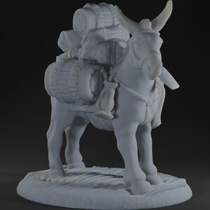 38mm Pack Mule | Familiar | Companion for Dungeons and Dragons | D&D ...