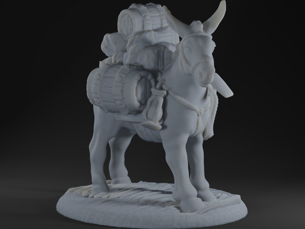 38mm Pack Mule Familiar Companion for Dungeons and Dragons | Etsy