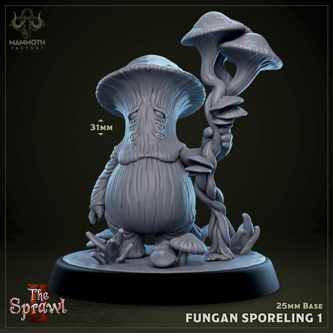 Fungan Sporelings (2 Poses) • the Sprawl 2 • by Mammoth Factory ...