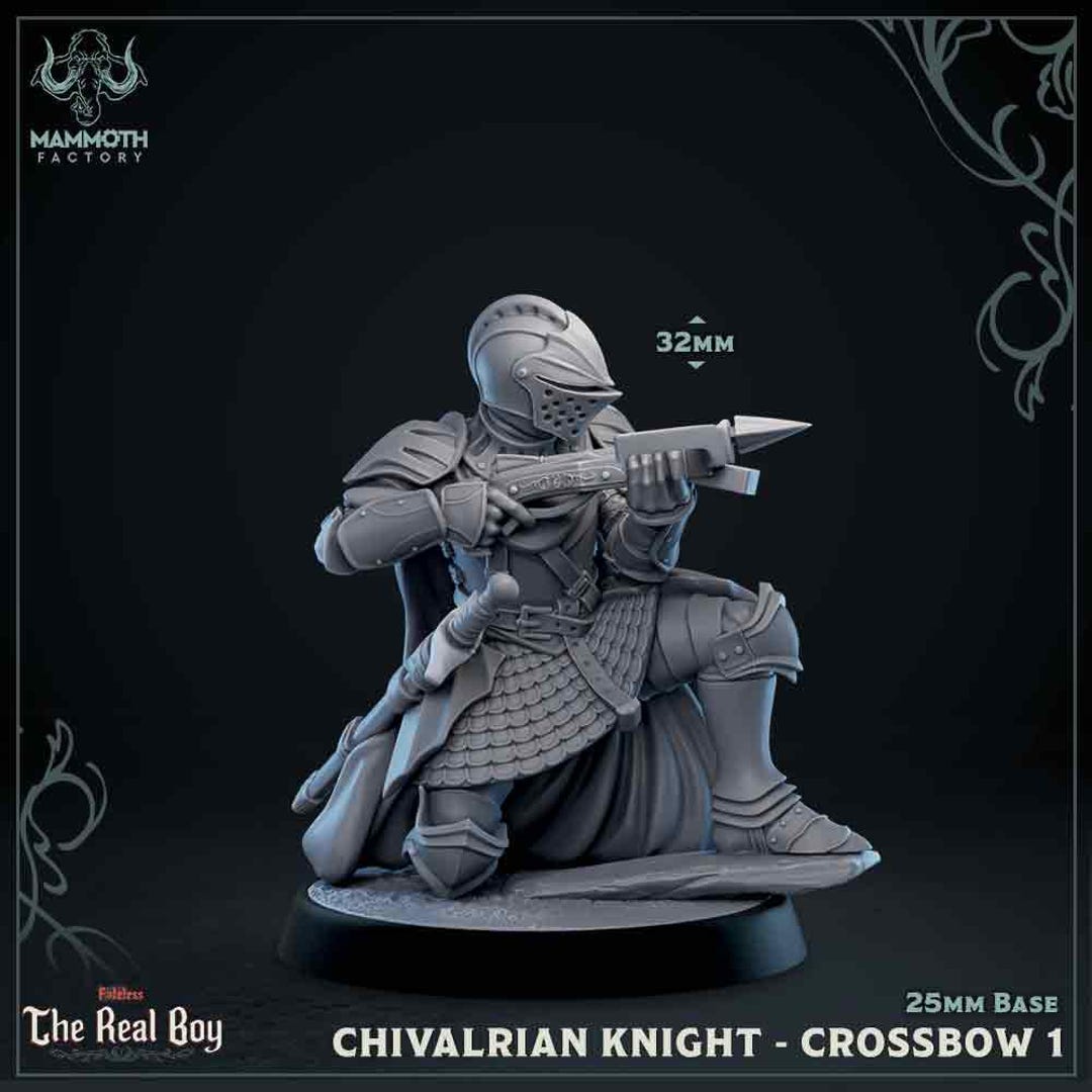 Chivalrian Knight Crossbow 5 Poses the Real Boy by Mammoth Factory ...