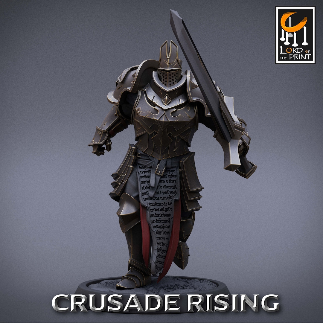 Templar Sword Run Crusade Rising by Rescale Miniatures Dungeons and ...