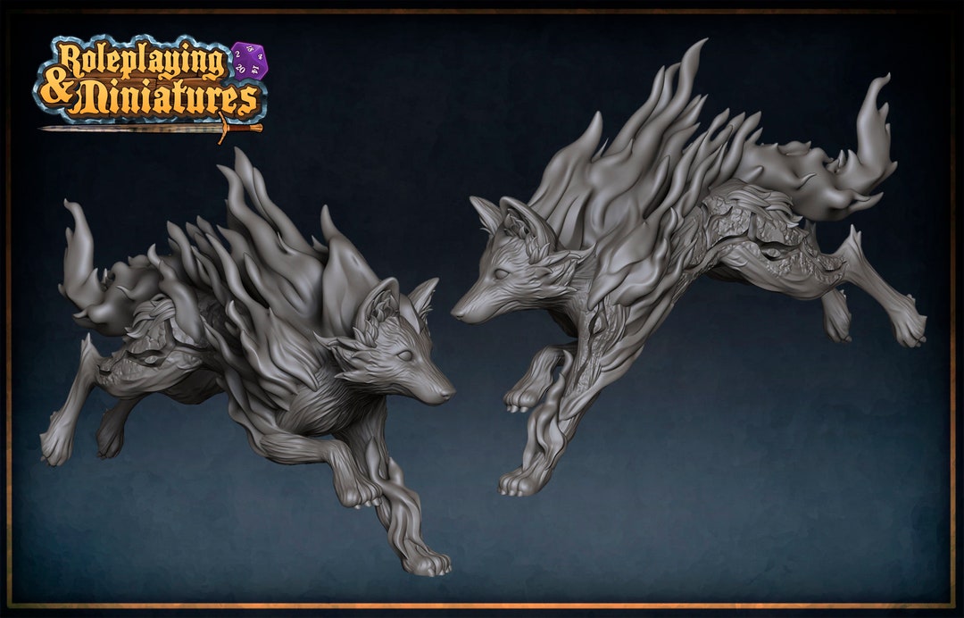 Spirit Wolf by Roleplaying Miniatures for Dungeons and Dragons | D&D ...
