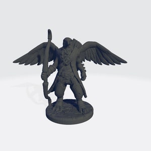 38mm Aarakocra Ranger Aarakocra Fighter for Dungeons and Dragons D&D ...