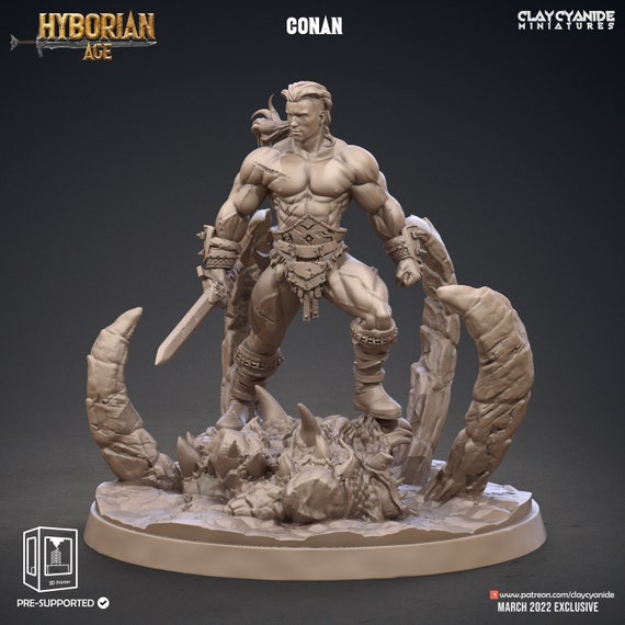 Conan Hyborian Age by Clay Cyanide Dungeons and Dragons | Etsy