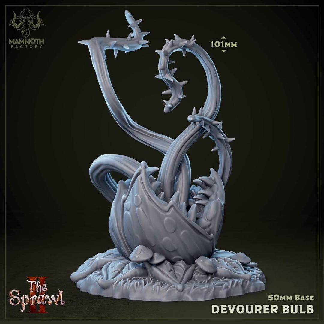 Devourer Bulb (2 Poses) • the Sprawl 2 • by Mammoth Factory | Dungeons and Dragons | Tabletop ...