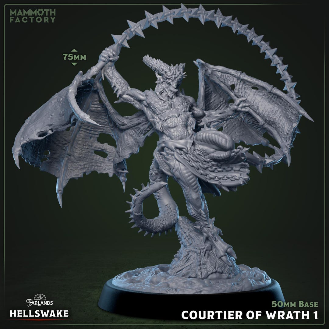 Courtiers of Wrath (2 Poses) • Hellswake • by Mammoth Factory ...