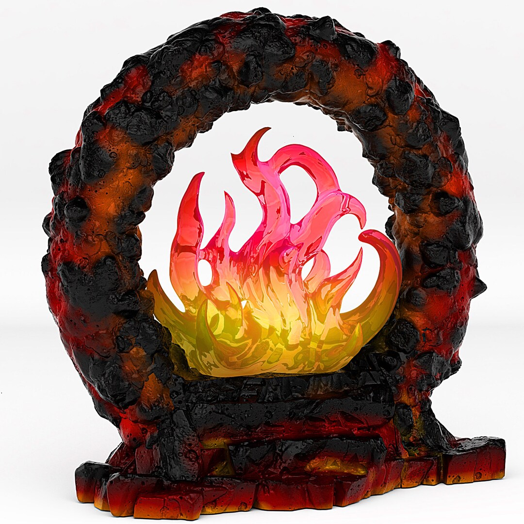Lava Magic Portal Terrain for Dungeons and Dragons Tabletop RPG - Etsy