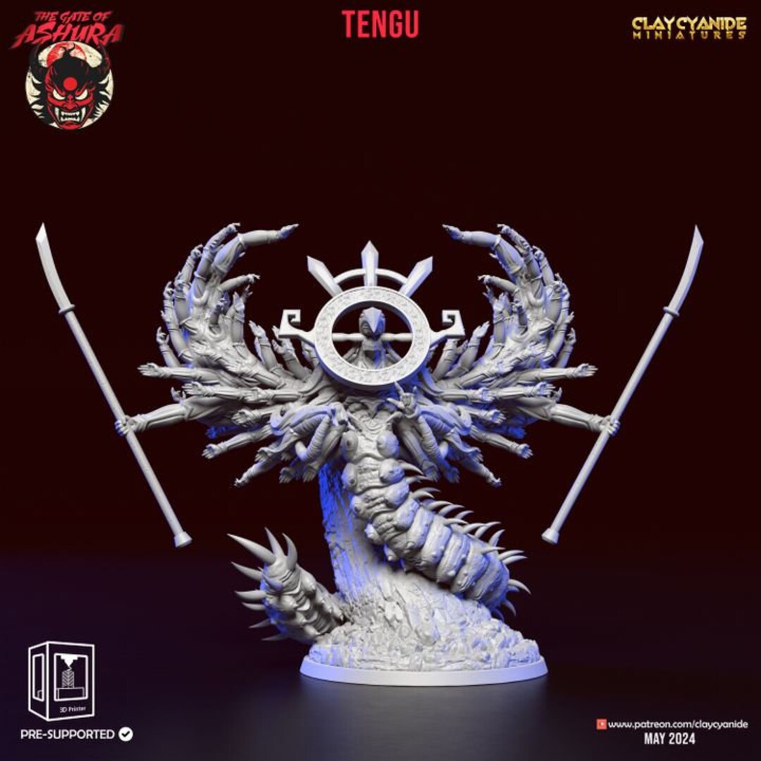 Tengu • Gate of Ashura • by Clay Cyanide | Dungeons and Dragons | D&D ...