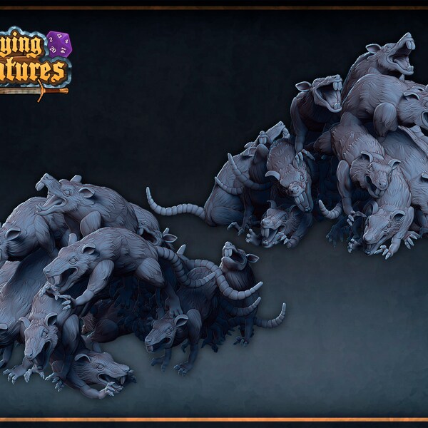 Rat Miniatures - Etsy