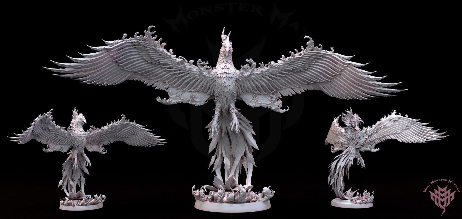 Phoenix by Mini Monster Mayhem Dungeons and Dragons - Etsy