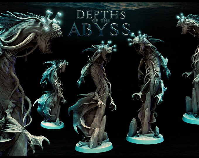 Aboleth Monster 28mm Miniatures for Tabletop Gaming dnd, D&D, by ...