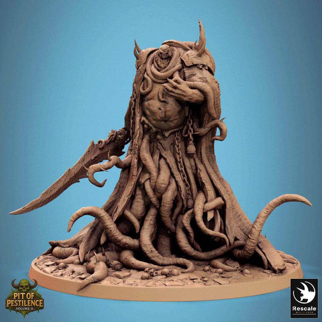 Blight Lord Miniature for Dungeons and Dragons Tabletop RPG - Etsy UK