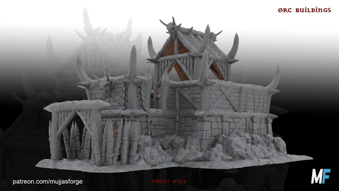 Orc Great Hall by Mujja's Forge | Dungeons and Dragons | D&D | Wargames ...