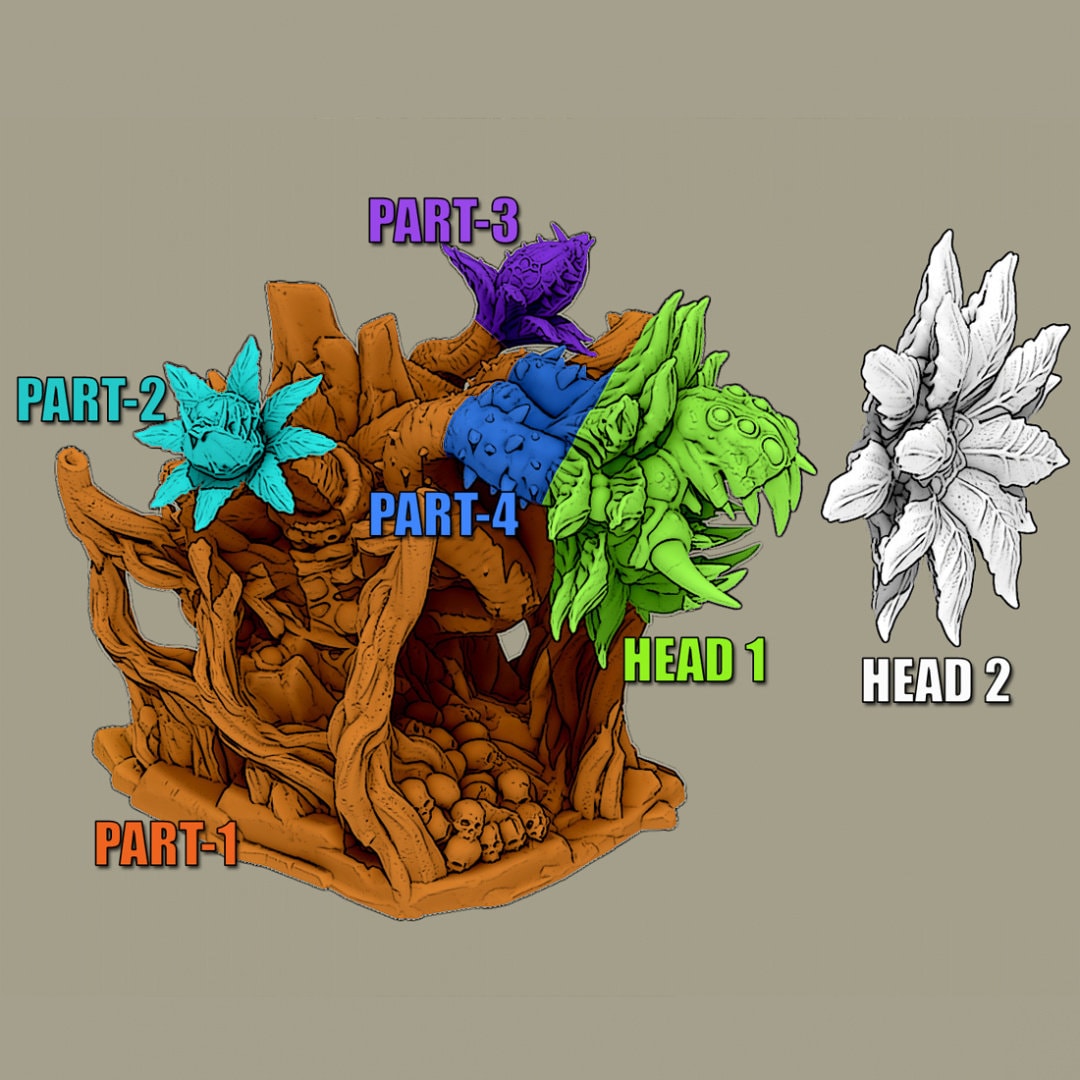 Giant Carnivorous Plant by Print Your Monsters Dungeons and | Etsy