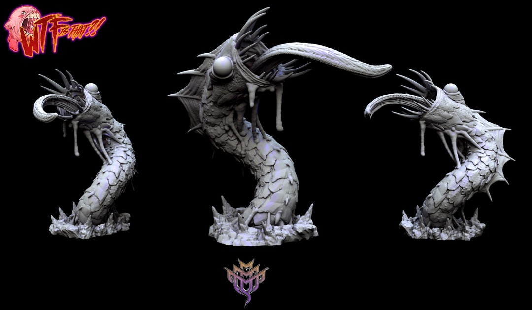 Poison Acid Spawn Beast Miniature for Dungeons and Dragons Tabletop RPG ...