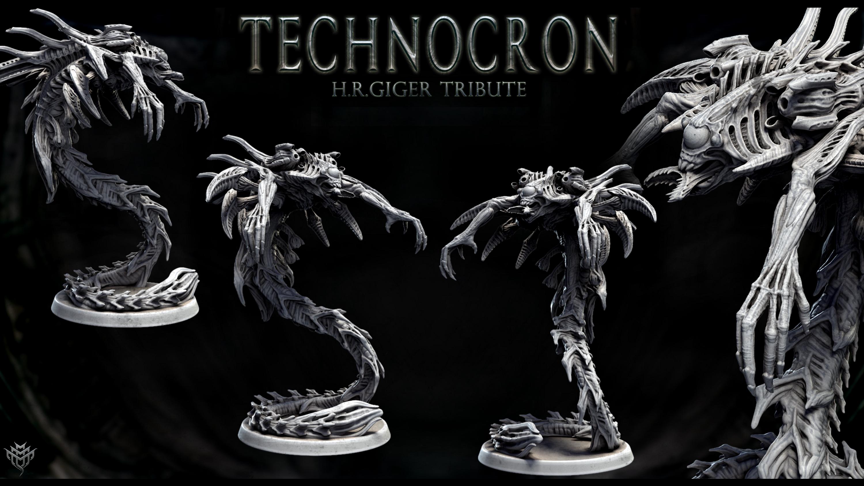 Neomorph Glider (3 Poses) • Technocron • by Mini Monster Mayhem ...