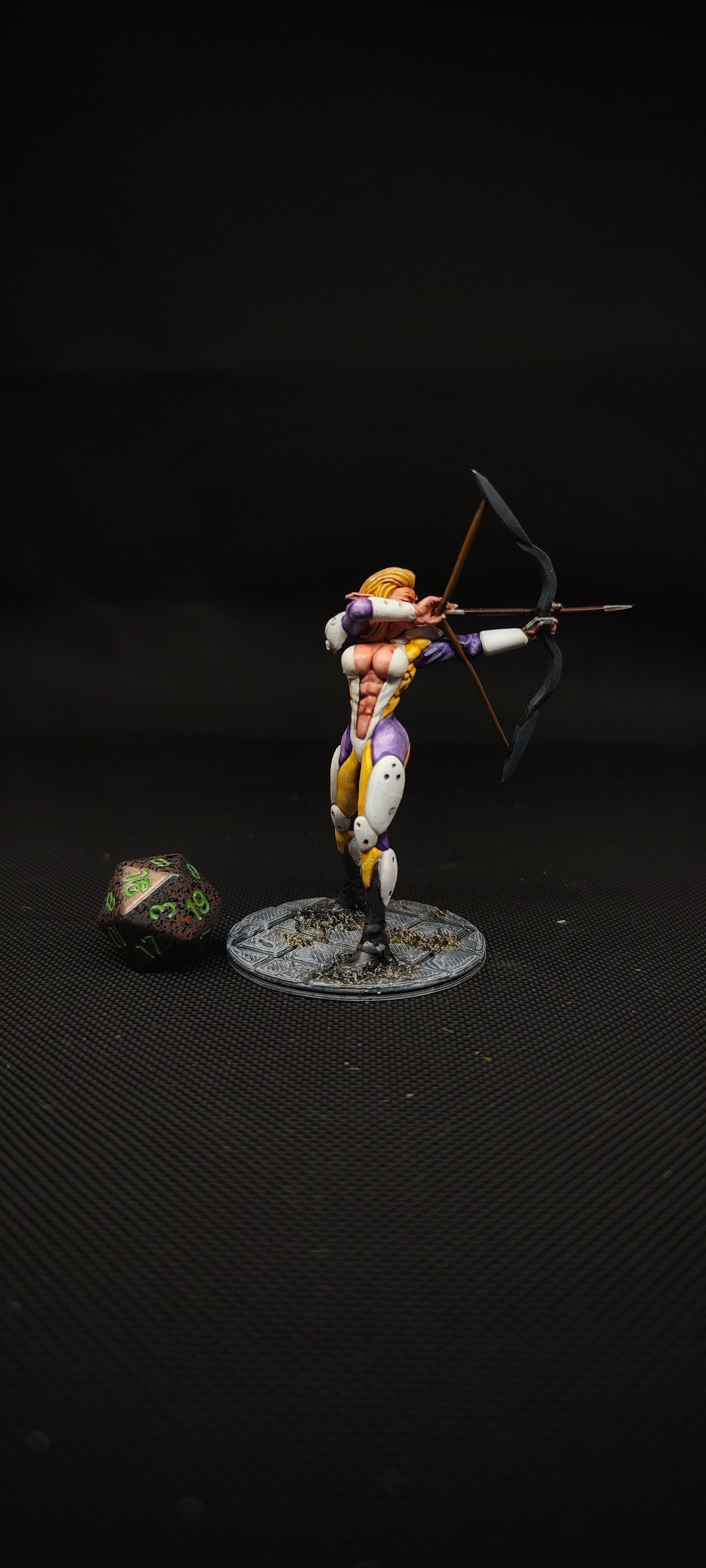 Hand Painted Sci Fi Elf Miniature for Dungeons and Dragons - Etsy