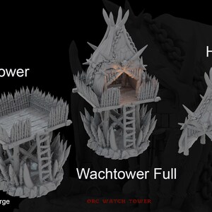 Orc Watchtower (3 Pcs) by Mujja's Forge | Dungeons and Dragons | D&D ...